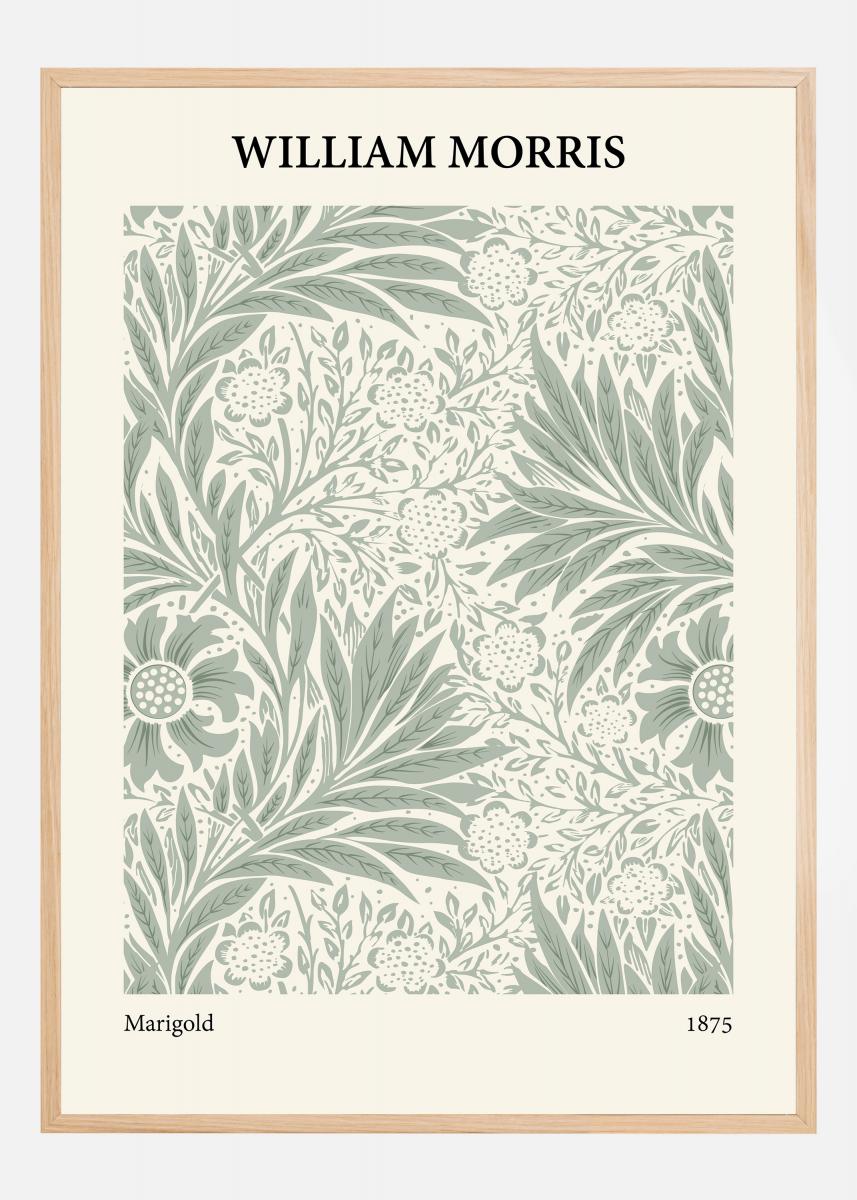 Buy William Morris - Marigold 6 Poster here - BGASTORE.UK